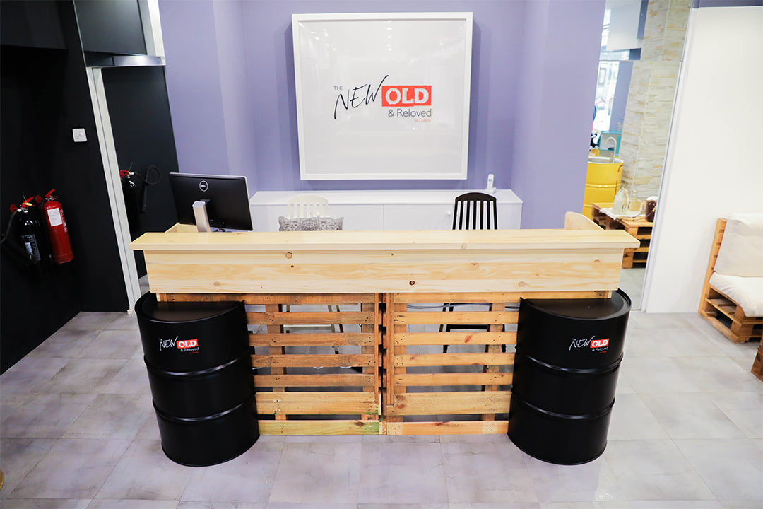 Pallet Counter Table – The New Old and Reloved